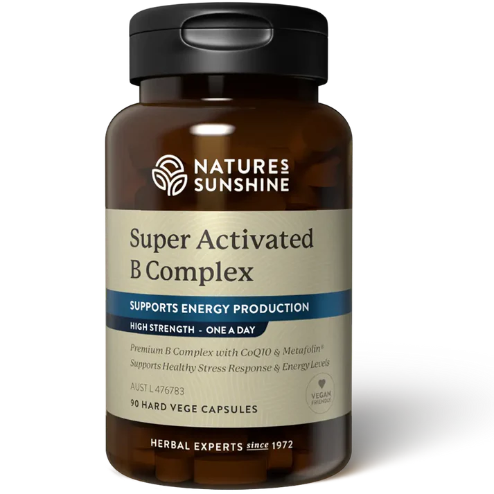 Natures Sunshine Super Activated B Complex 90 Caps – Garden of Eden